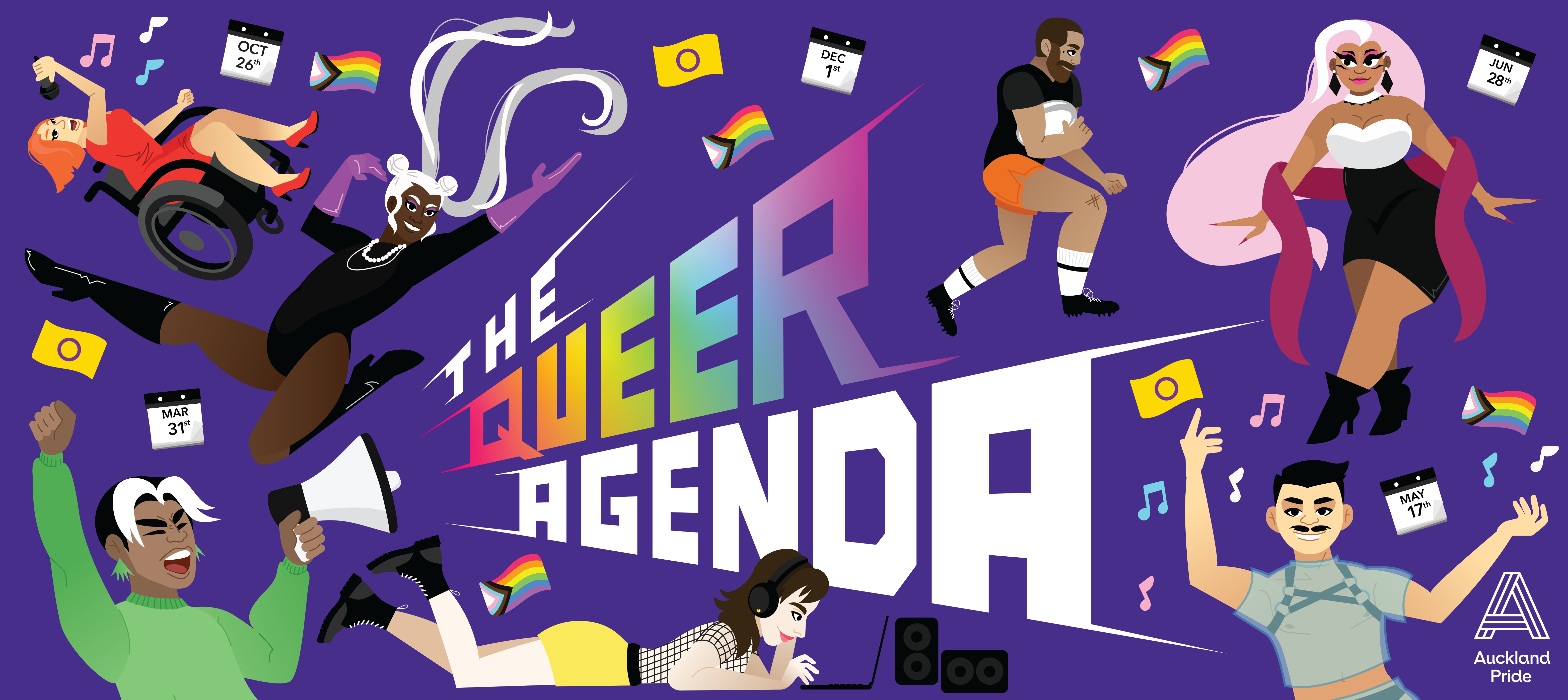 Auckland Pride announces a year-round calendar of queer events for and ...